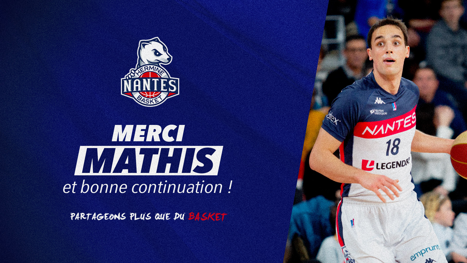 Mathis Guillou quitte le nid nantais | Nantes Basket Hermine